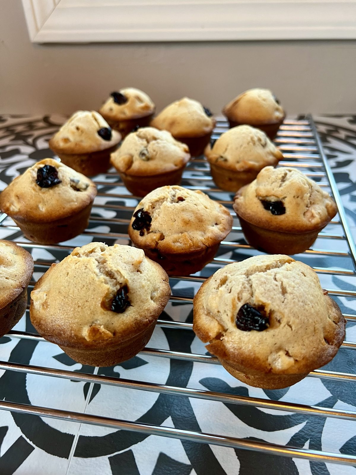 Apple Cherry Muffins - The Wholesome Spoon